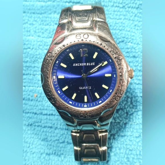 anchor blue | Accessories | Anchor Blue Diver Watch Unidirectional ...
